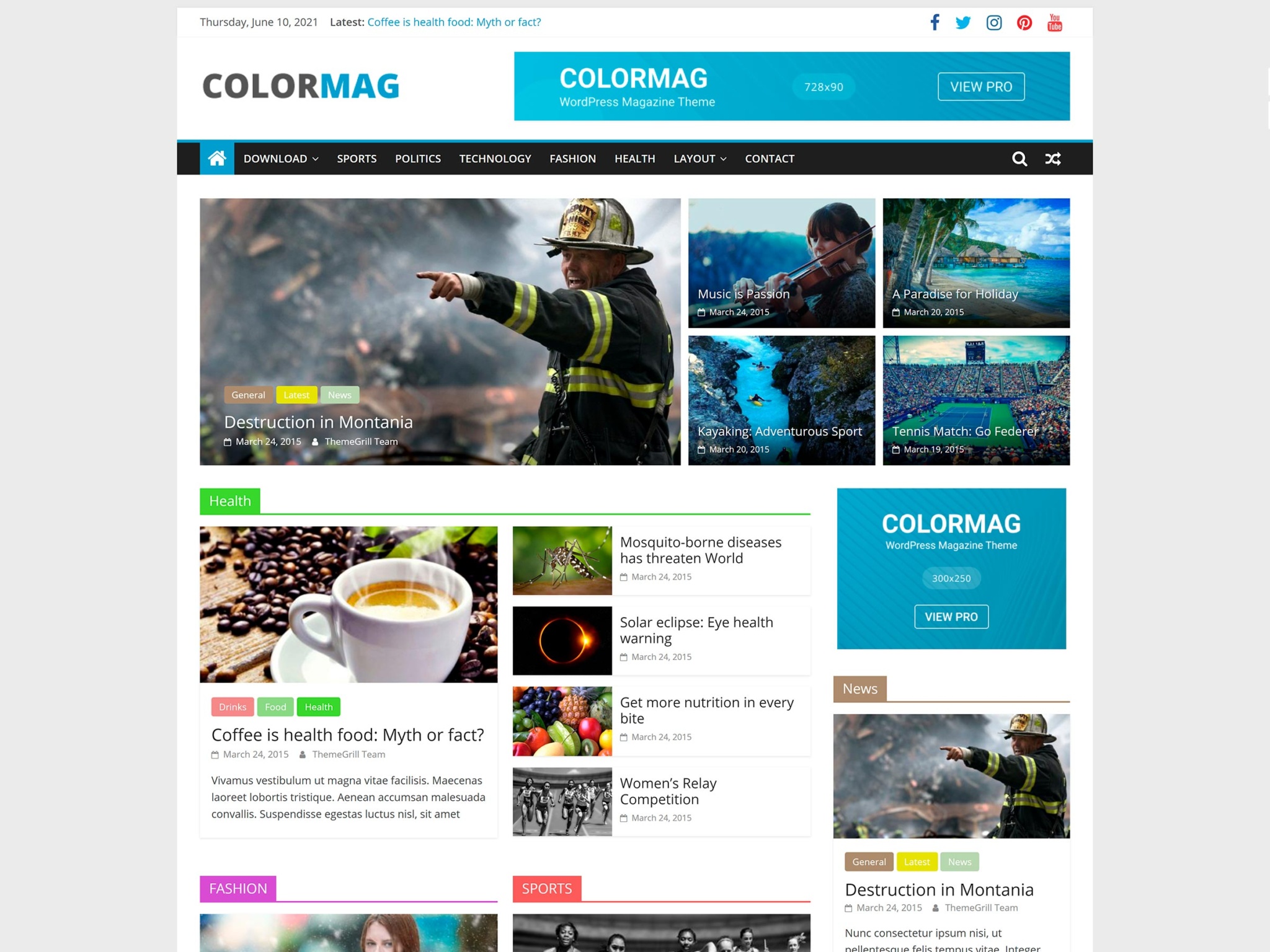 [Dica] 35 Templates WordPress Grátis - WP Total