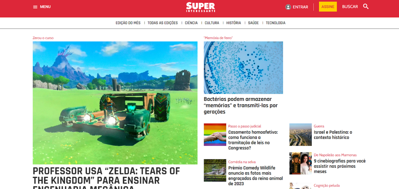 Sites feitos com o WordPress: 15 exemplos impressionantes